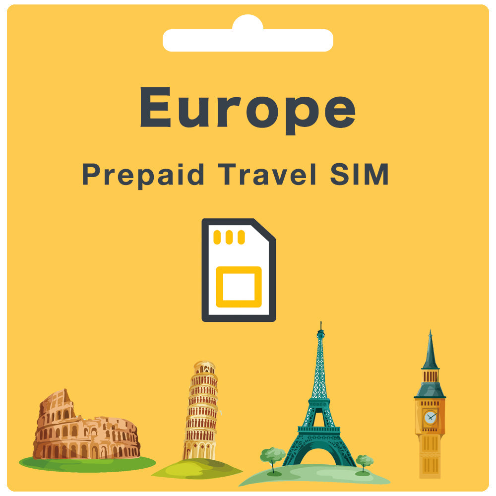 SIM cards & eSIMs for Europe & UK Travel