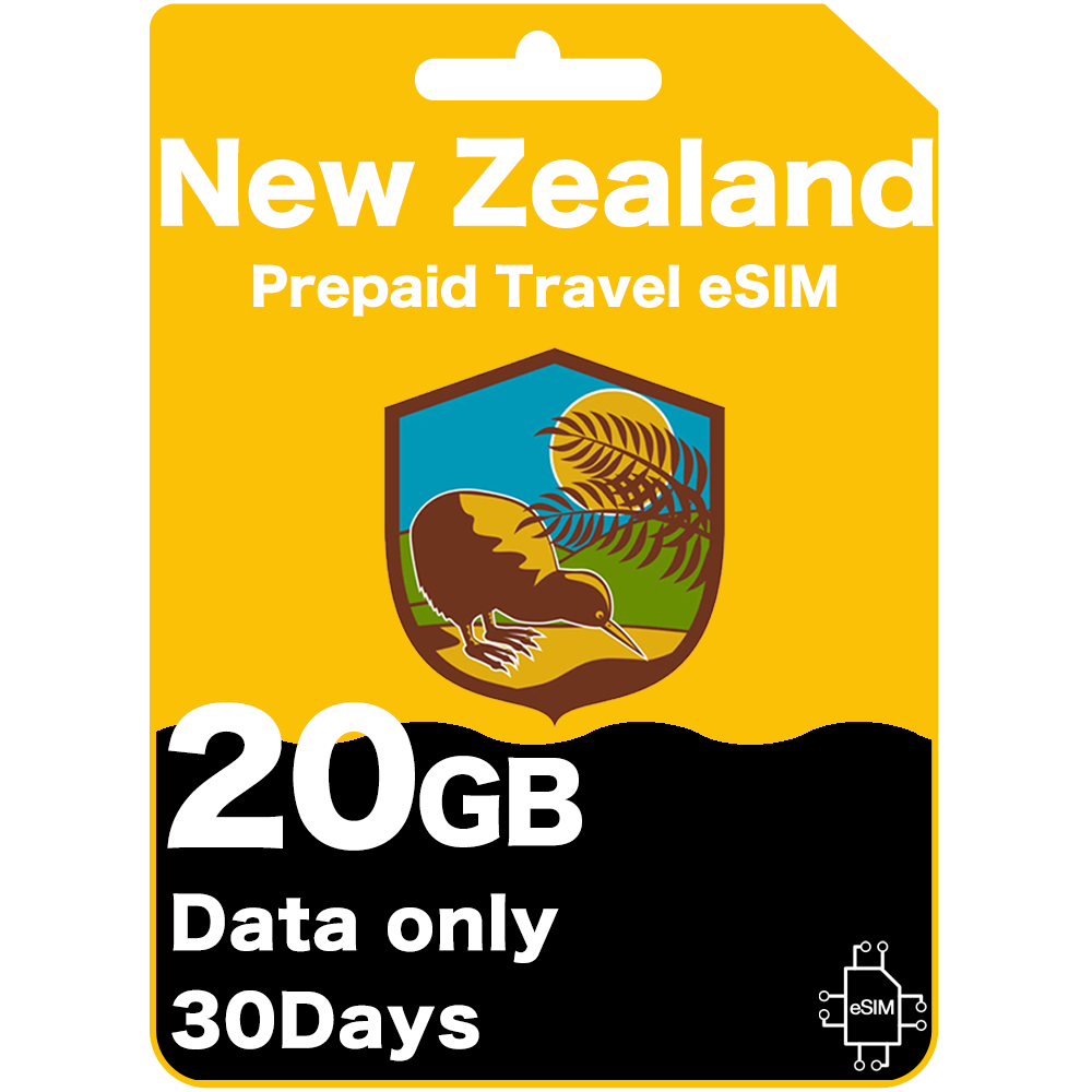 New Zealand Travel eSIM - 5GB/10GB/20GB Data | From $15.90 | G-Starlink